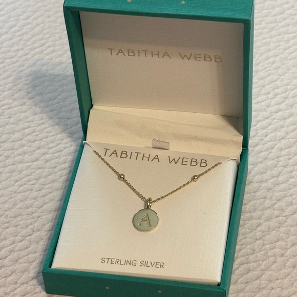 tabitha webb | Jewelry | Tabitha Webb Sterling Silver A Initial ...